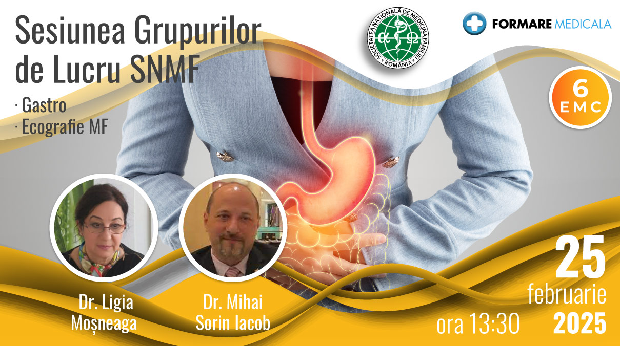 Sesiunea Grupurilor de Lucru SNMF GastRO / EcografiaMF | EMC FormareMedicala